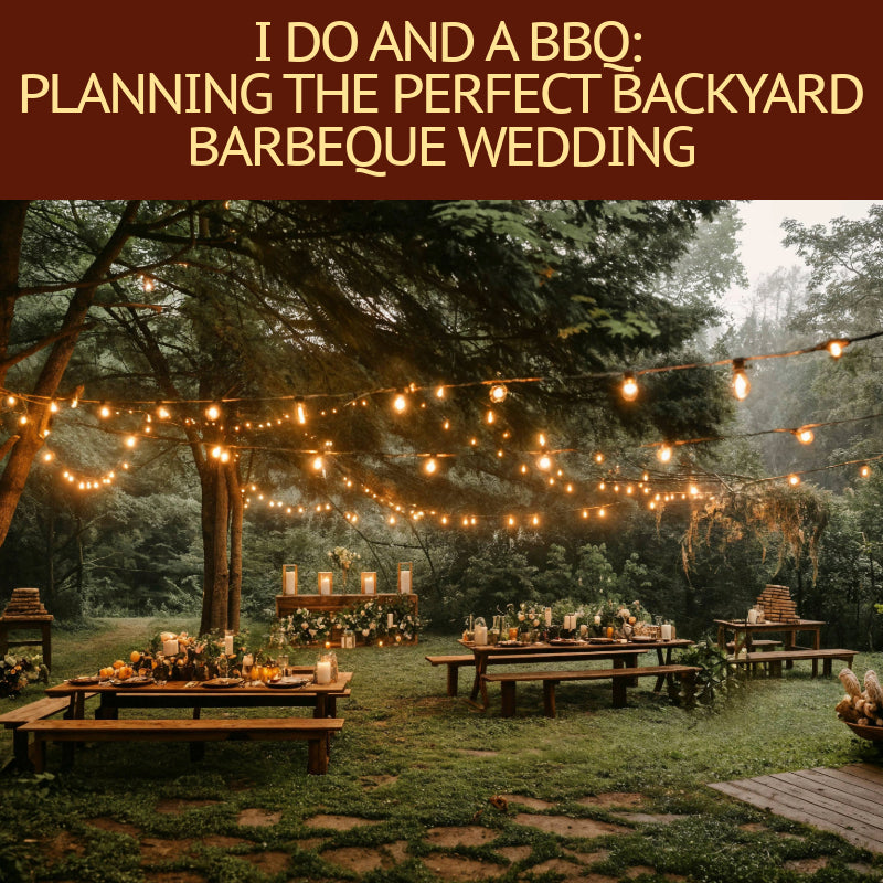 I Do and a BBQ: Planning the Perfect Backyard Barbeque Wedding - Patio & Pizza Outdoor Furnishings