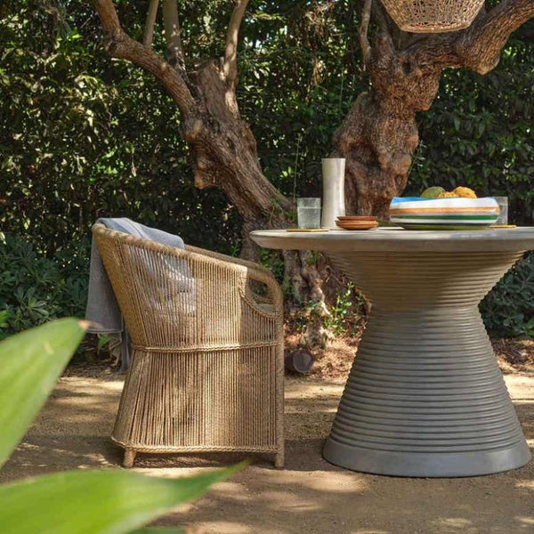 Made Goods Arley Round Outdoor Dining Table - Patio & Pizza Outdoor ...