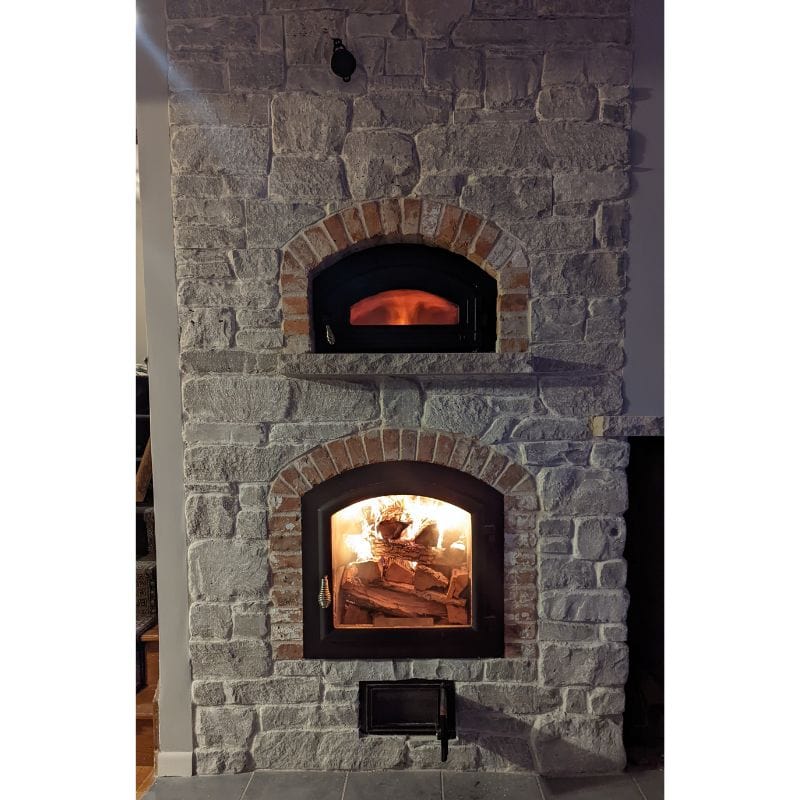 Temp-Cast Indoor Masonry Fireplace And Pizza Oven Combo - Patio & Pizza ...