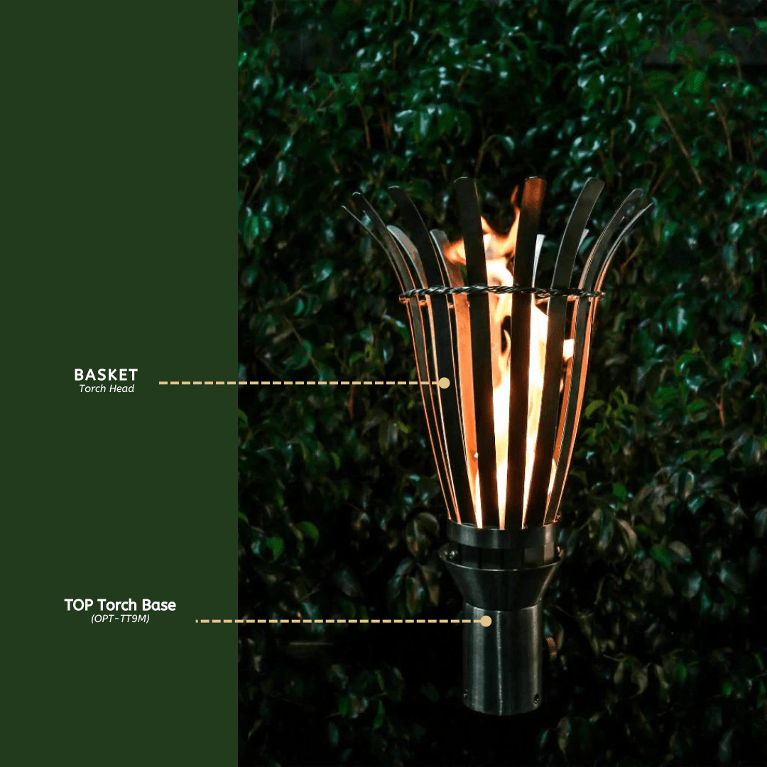 Fire Torch - Basket - Patio & Pizza Outdoor Furnishings