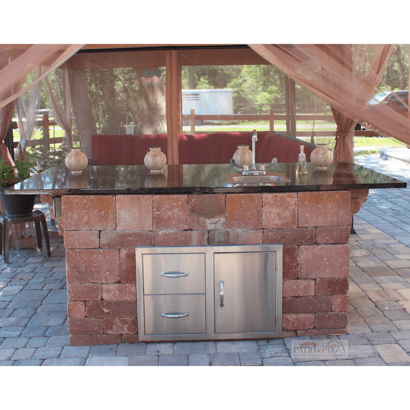 Outdoor Island Kits | Necessories Kitchen Island Kit - Patio & Pizza ...