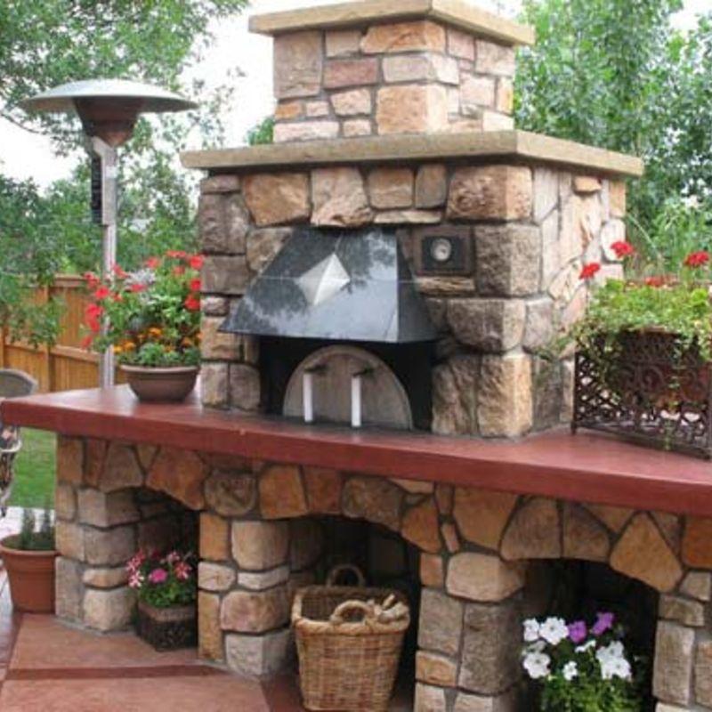 Commercial Wood Fired Pizza Oven Kit | Earthstone Model 130 - Patio ...