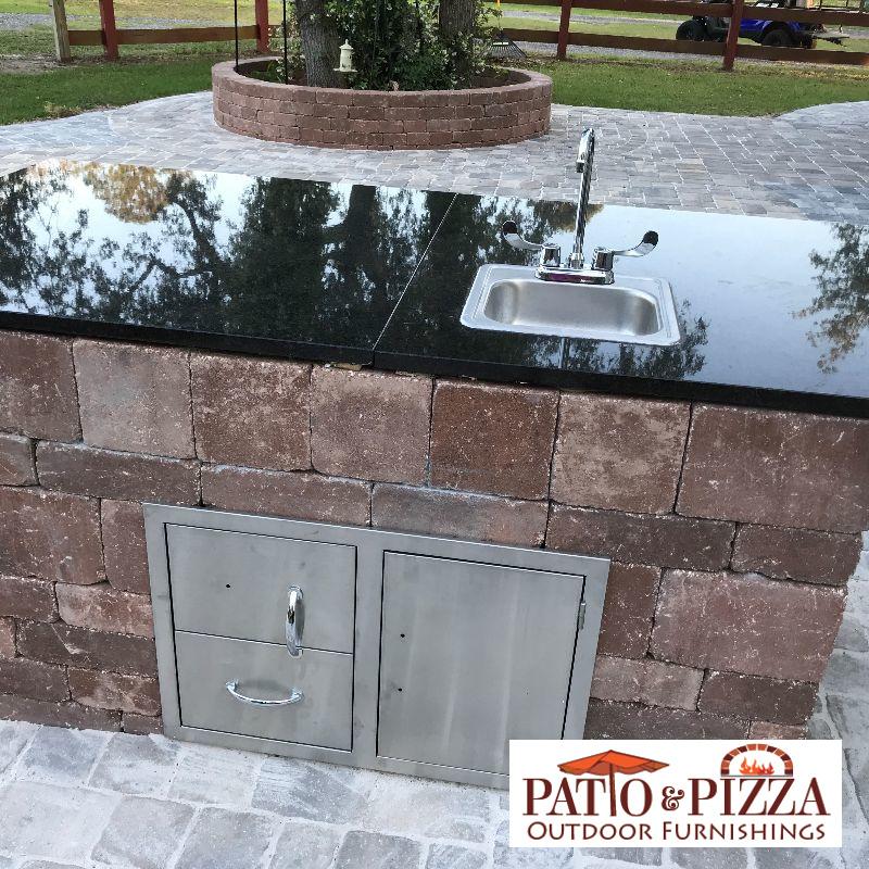 Outdoor Island Kits | Necessories Kitchen Island Kit - Patio & Pizza ...